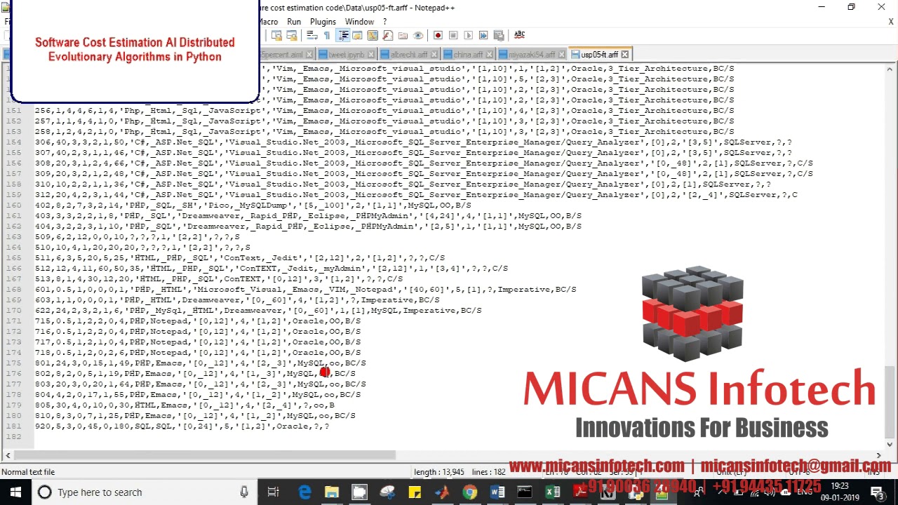 Software Cost Estimation AI Distributed Evolutionary Algorithm PYTHON  PROJECT