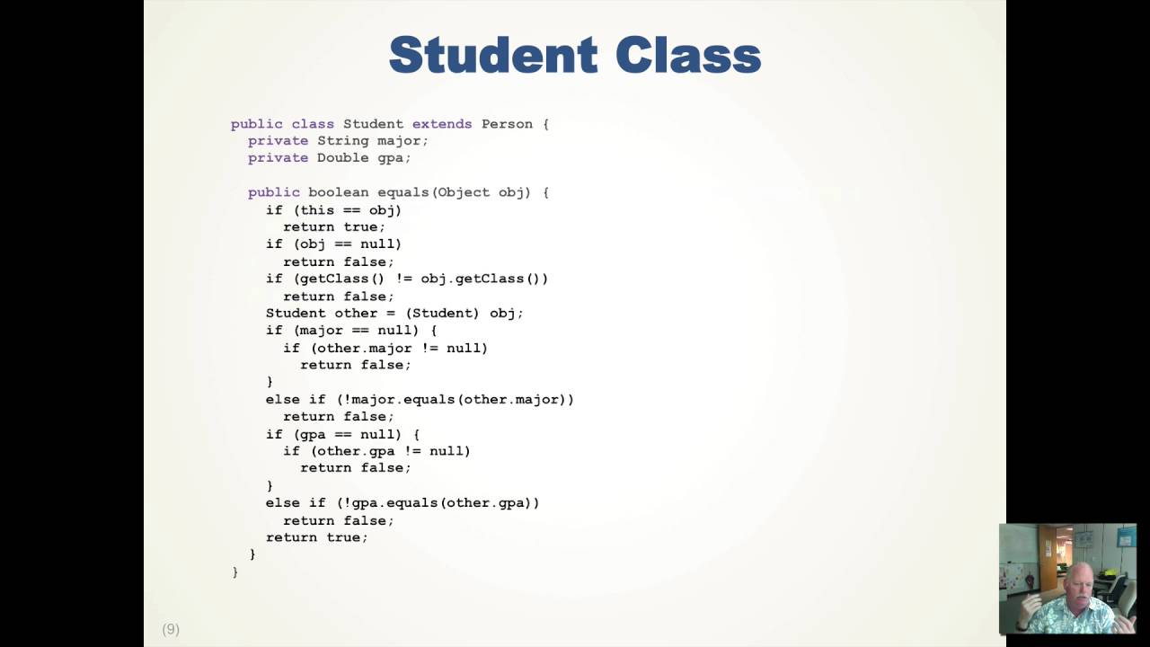 Java Object Equality