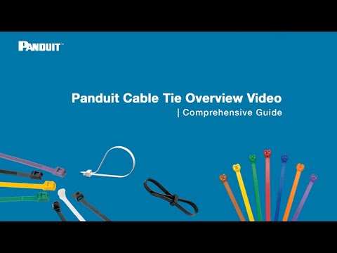 Panduit Cable Tie Overview Video | Comprehensive Guide