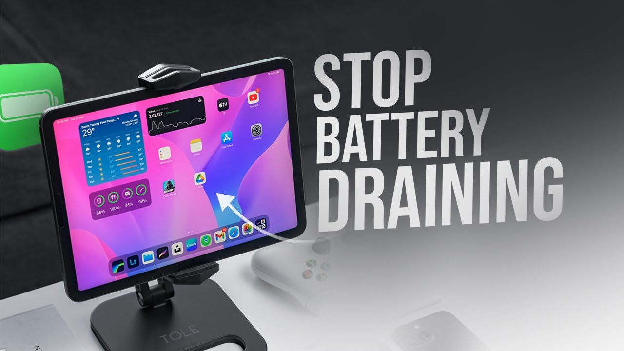 How to Stop iPad Battery from Draining So Fast (tutorial)