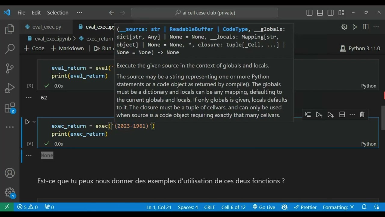 Python Eval and Exec: Simplified Explanation