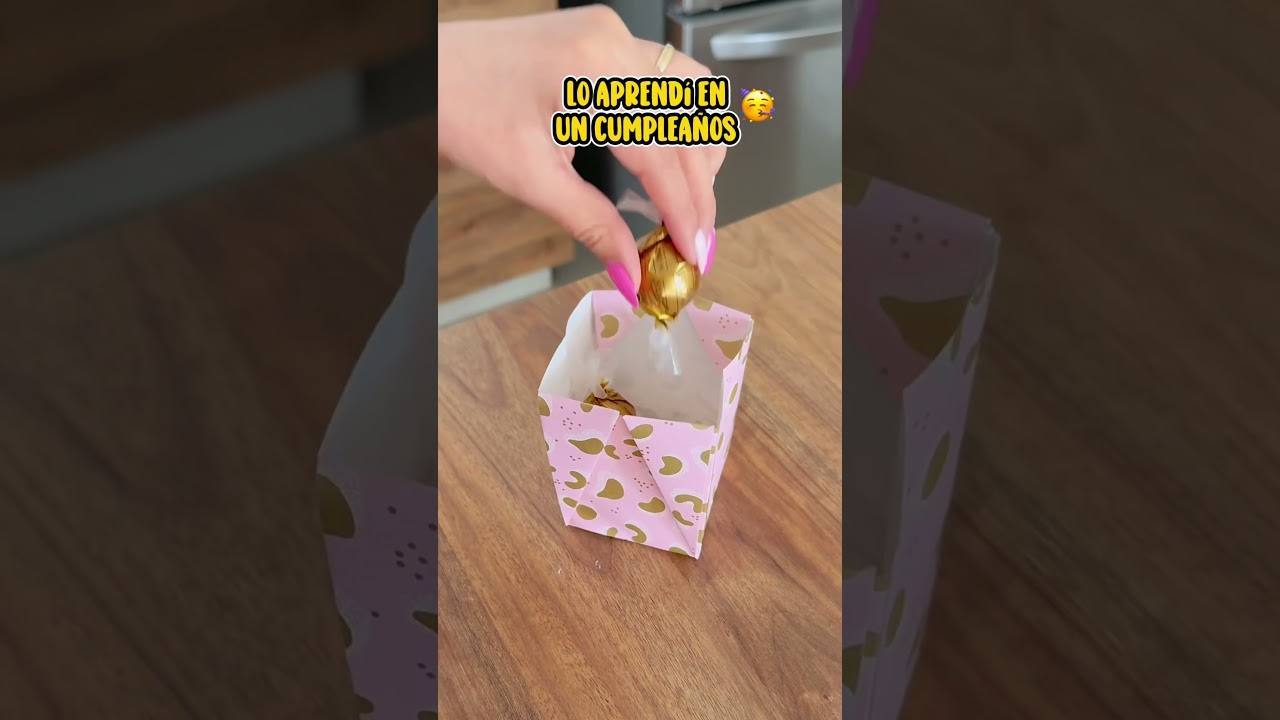 Una gran idea para hacer un empaque de regalo como todo un profesional 🤗 #tips #ideascreativas