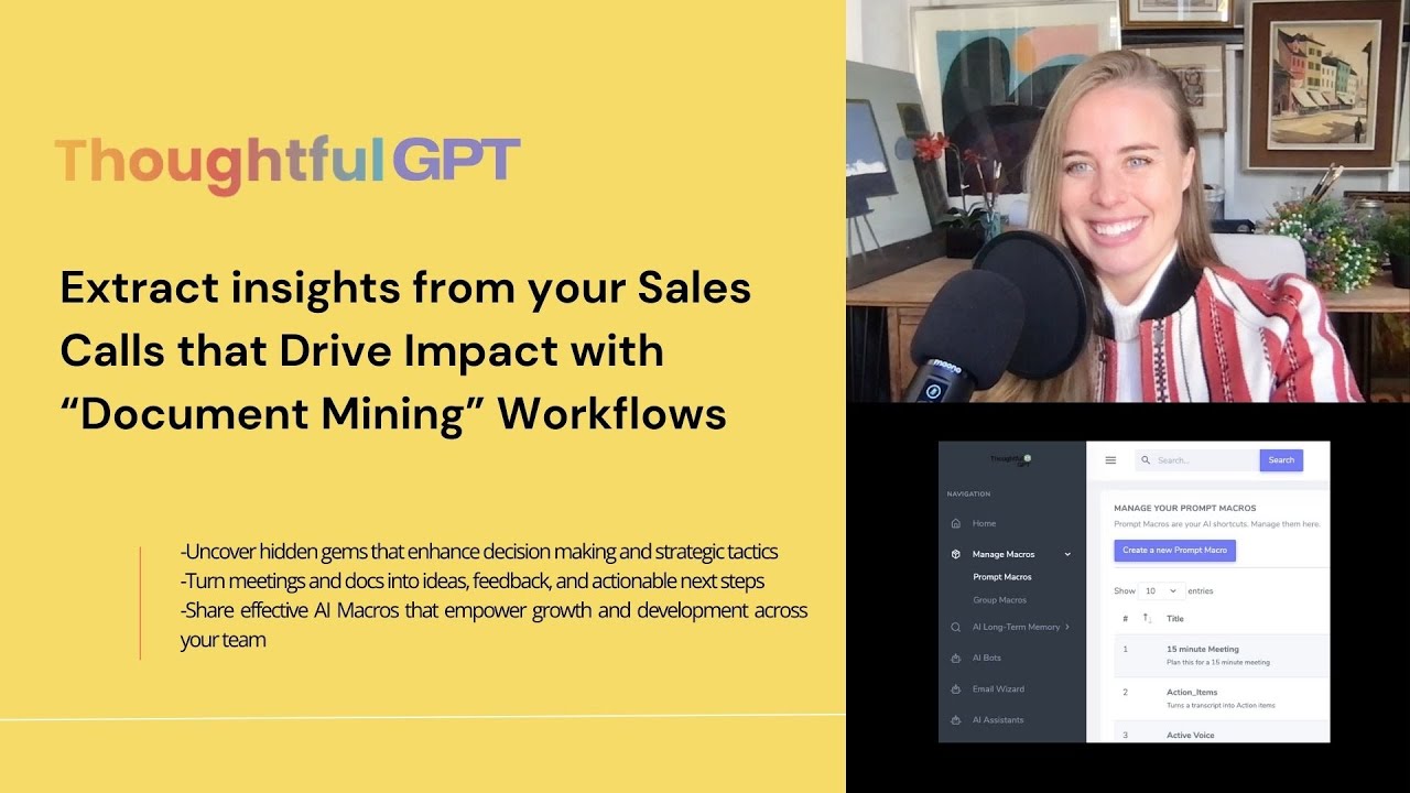 Build Stronger Customer Relationships with AI-Powered Transcript Mining by ThoughtfulGPT! 🚀