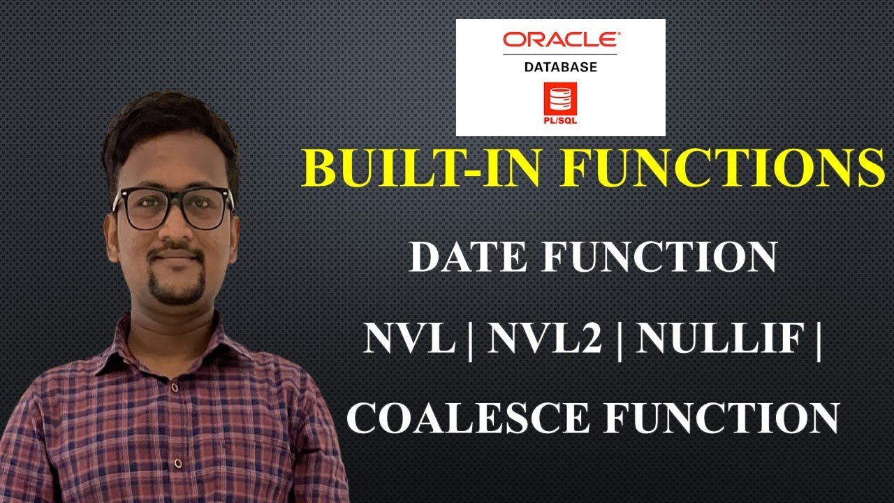 Date Function & Other Functions | Built-in Functions in Oracle PL/SQL