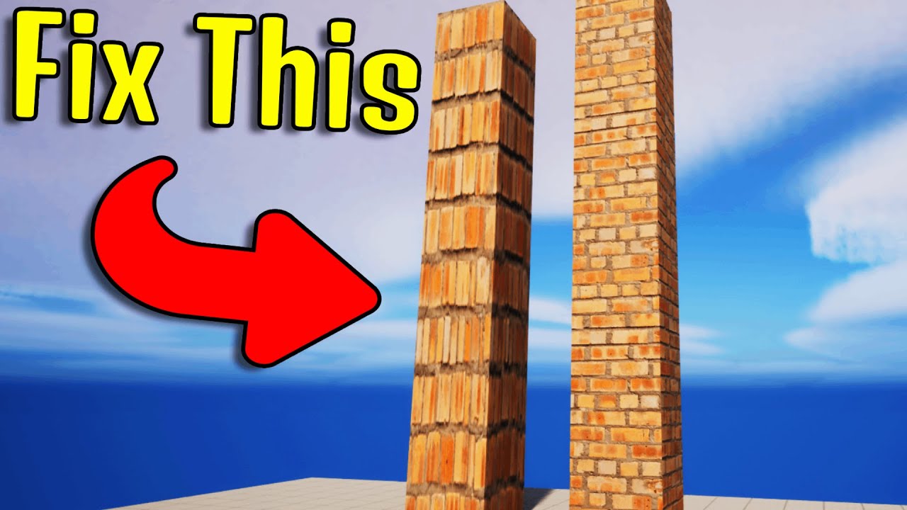 How To Fix Stretched Textures | Unreal Engine 5 Tutorial