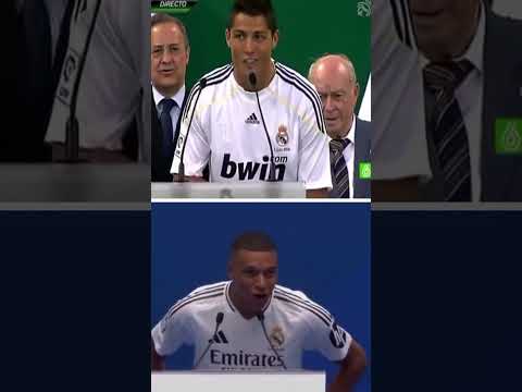 Cristiano Ronaldo in 2009: “Uno, dos, tres…HALA MADRID!” Kylian Mbappé 15 years later... 🗣