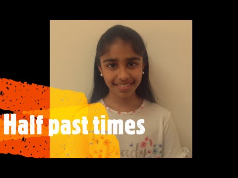 How to tell the time: Half Past