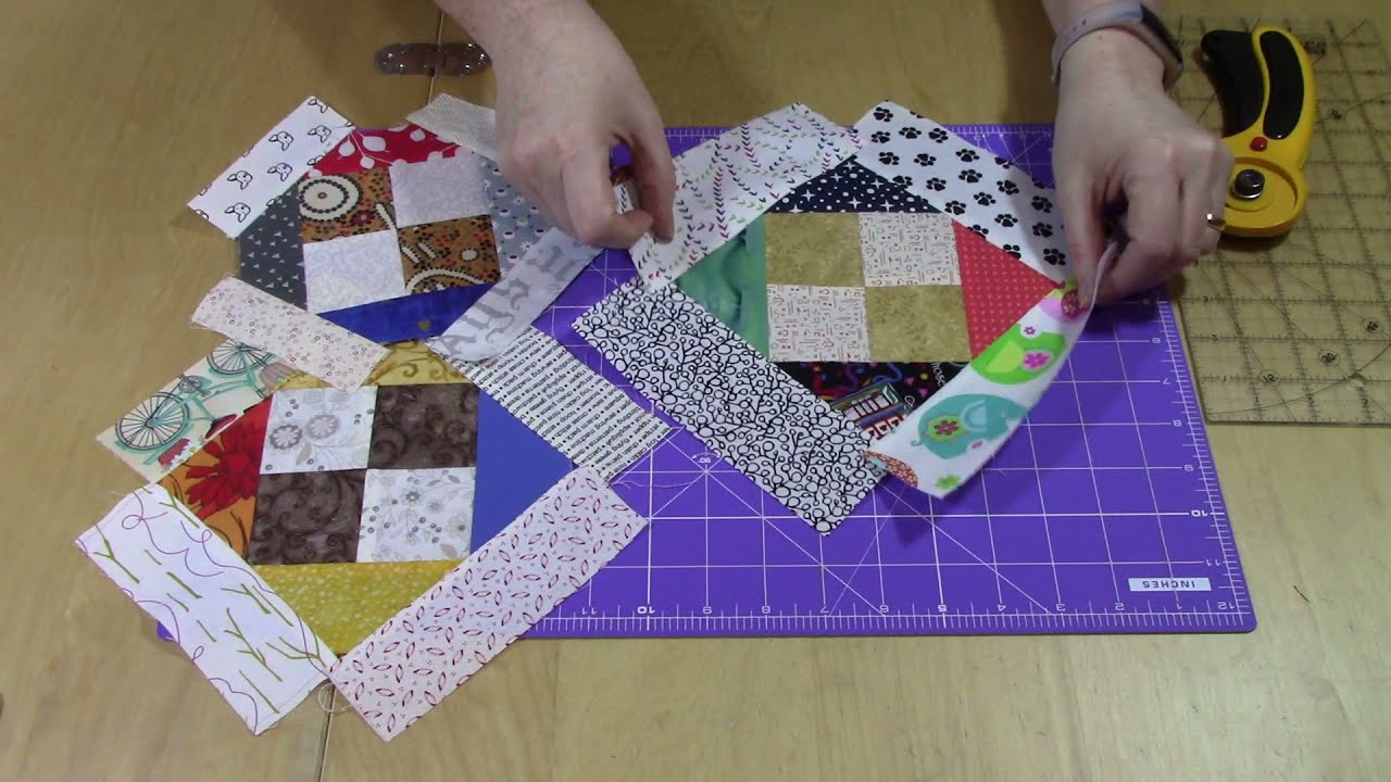 Pineapple Blocks with Square centers