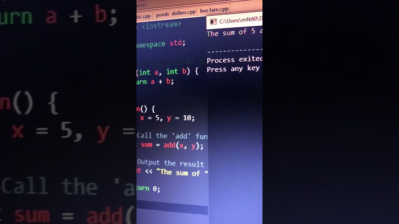 function output c++ #coders #codingninja #codinglife #codemasters #codelife #coding #code #coders