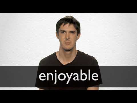 ENJOYABLE 释义 | 柯林斯英语词典