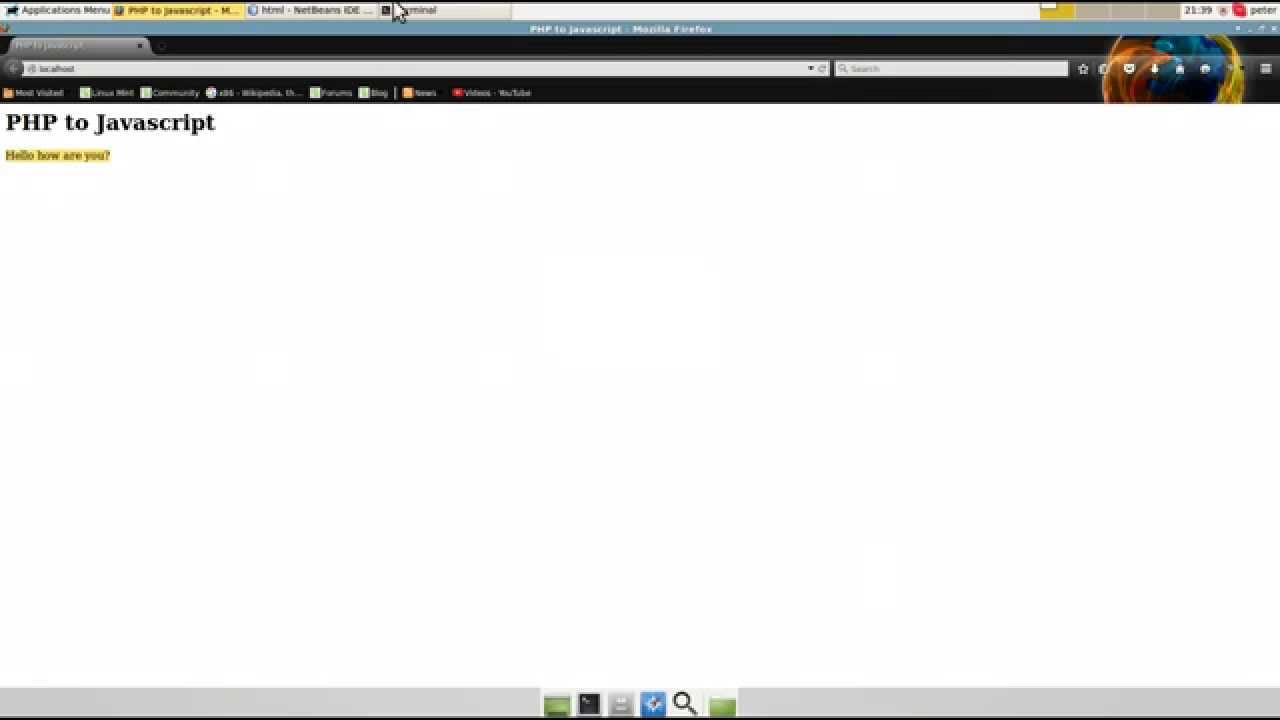 Use PHP Variable in javascript