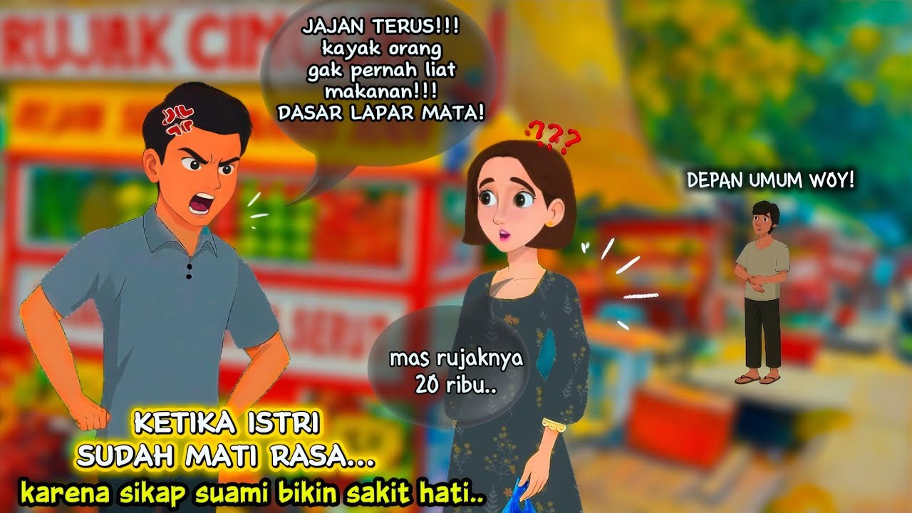 KETIKA ISTRI SUDAH MATI RASA,KARENA SIKAP SUAMI YG BIKIN SAKIT HATI || ANIMASI DRAMA #animasi