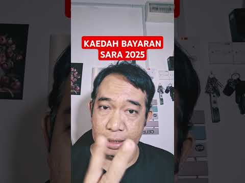 Kaedah bayaran SARA 2025, 2 Kategori adalah sama.