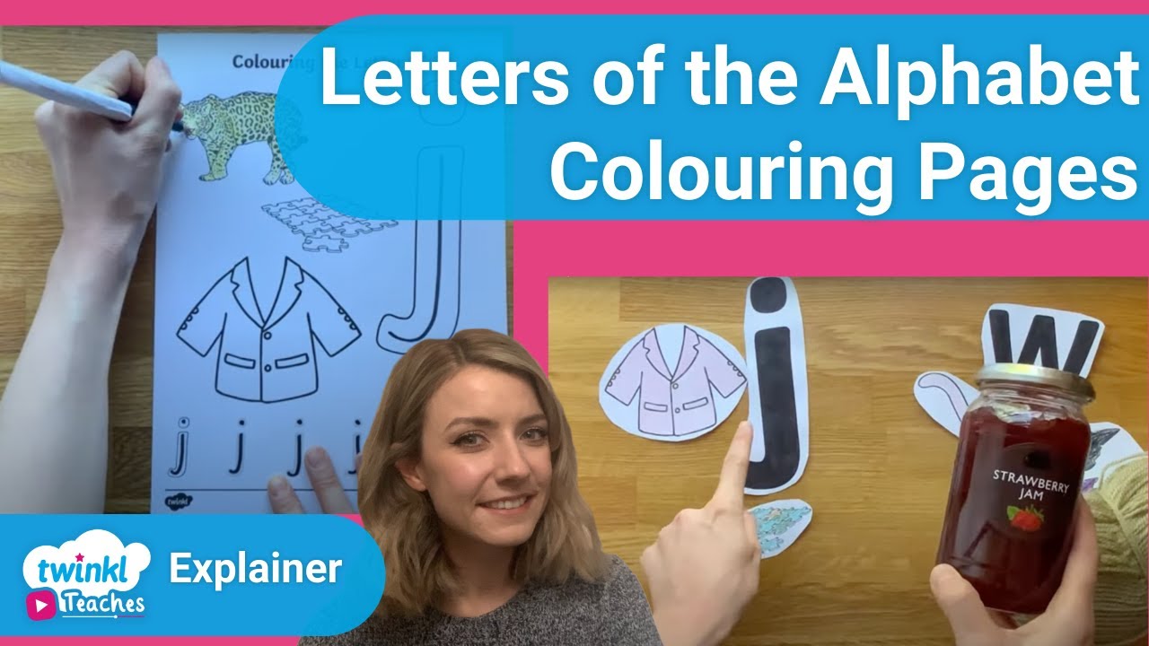 Letters of the Alphabet Colouring Pages Activity