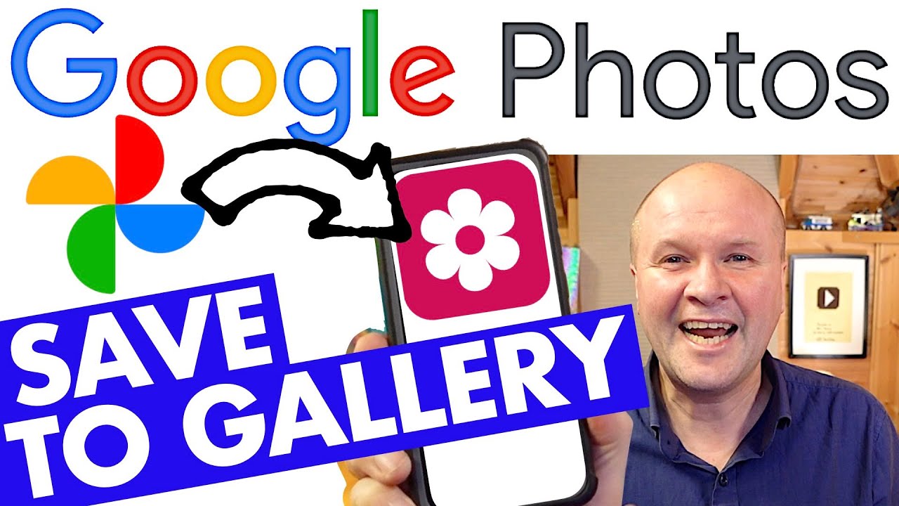 How to DOWNLOAD Google Photos to GALLERY on PHONE