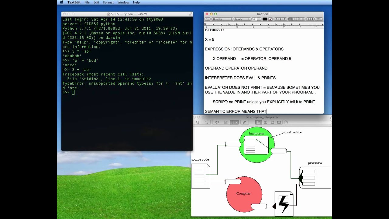 COMPUTER CODE - 1 - Basic Variables & Types
