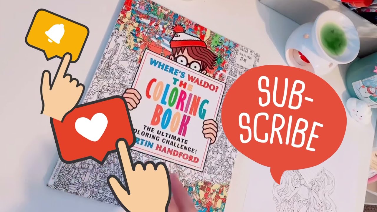 Where’s Waldo? The Coloring Book Flip Through [Martin Handford]