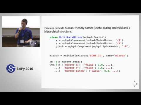 Learn Experiments as Iterators asyncio in Science | SciPy 2016 | Daniel Allan and Thomas Caswell ...