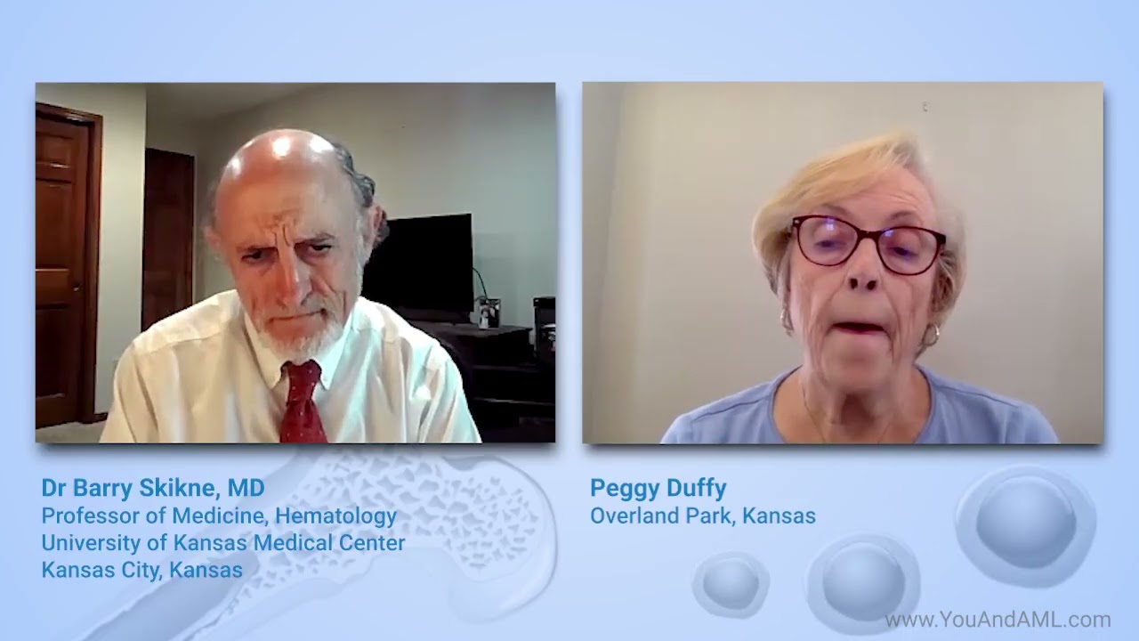 Peggy's story: How did you find out you had AML?
