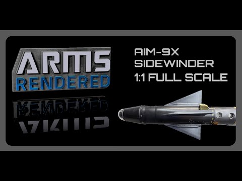 💭 Raytheon AIM-9X Sidewinder w/LAU-105 Launch Rail-Fully 3D Printable ...