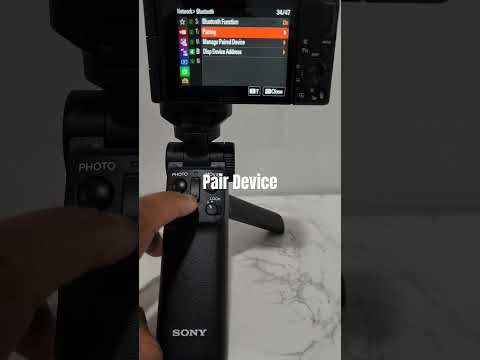 How to pair Sony ZV-1F vlogging camera with tripod ( GP-VPT2BT ).