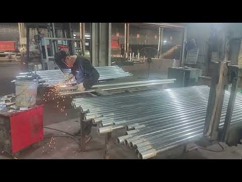 Iron Mobile Chain Link Construction Fence 100*100mm American Standard