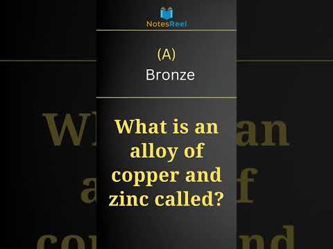 What is an alloy of copper and zinc called?