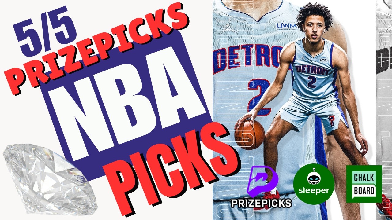 MY TOP NBA PICKS FOR TODAY | NBA PRIZEPICKS 5/5/2026 TUESDAY