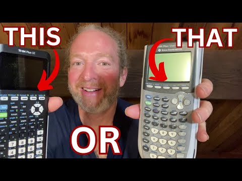 TI-84 Plus CE Calculator versus TI-84 Plus Silver Edition Calculator