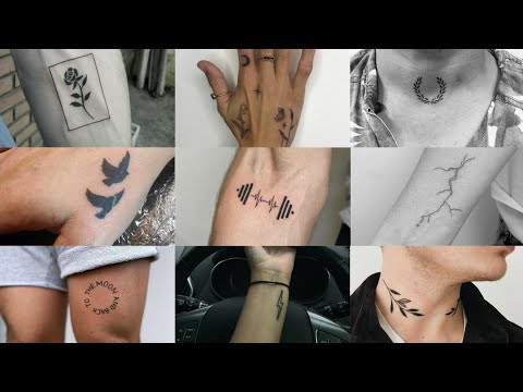 Mini tattoos for men (2022) / minimalist tattoos / small tattoos/trendy tattoos for boys / INK BUDDY