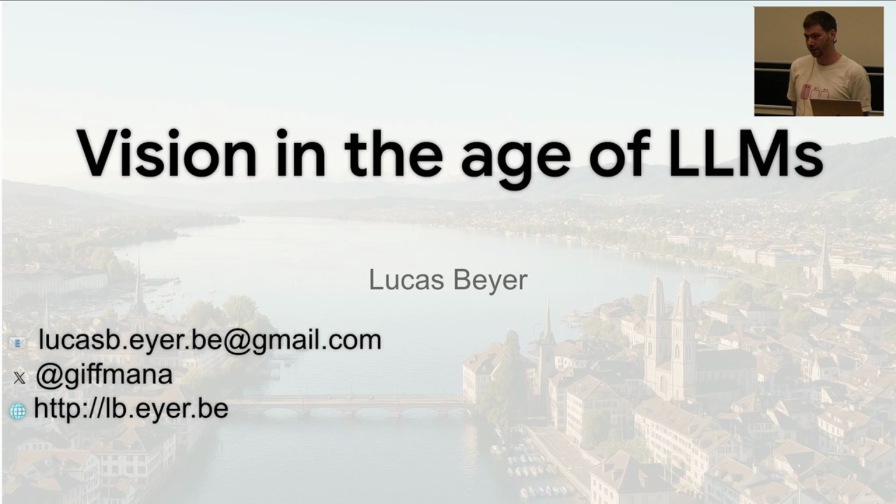 Lucas Beyer: Vision in the Age of LLMs [ETHZ Robot Learning 2026]