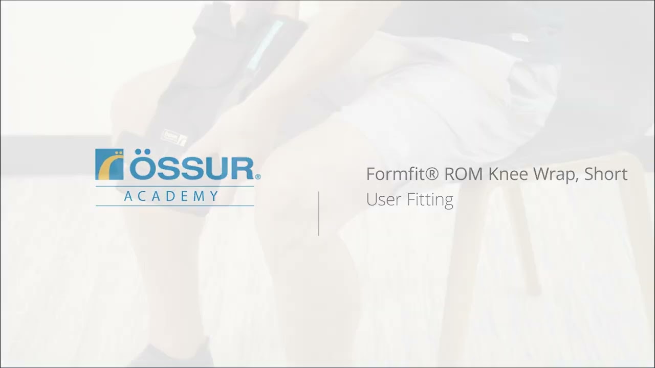 Formfit ROM Knee Wrap, Short (User Fitting Tutorial)
