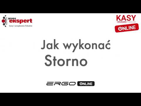 Kasa Posnet Ergo Online - storno