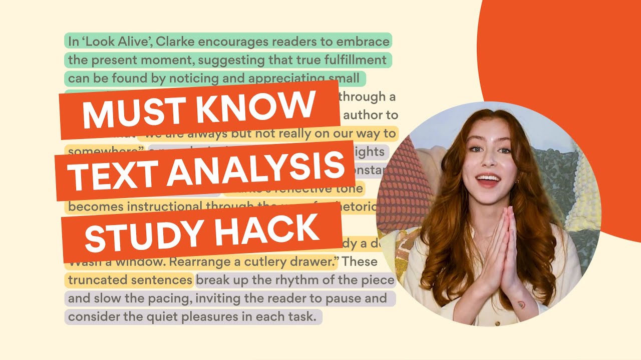 Must Know Text Analysis Study Trick for VCE English!