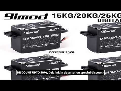 9imod Servo 15KG 20KG 25KG 35KG Waterproof Servo Motor Metal Gear Servo for Arduino Traxxa