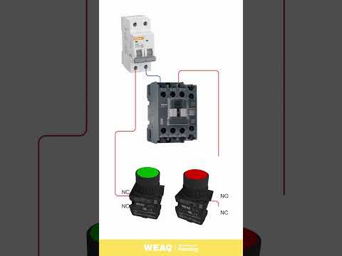 How to Control a Motor with Button Switchs and Contactor: Simple Steps.