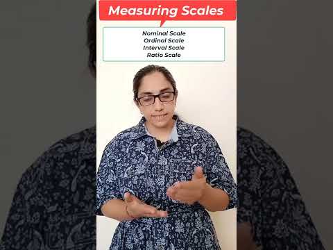MEASURING SCALES: NOMINAL SCALE, ORDINAL SCALE, INTERVAL SCALE, RATIO SCALE || EDUCATIONAL SHORTS-15