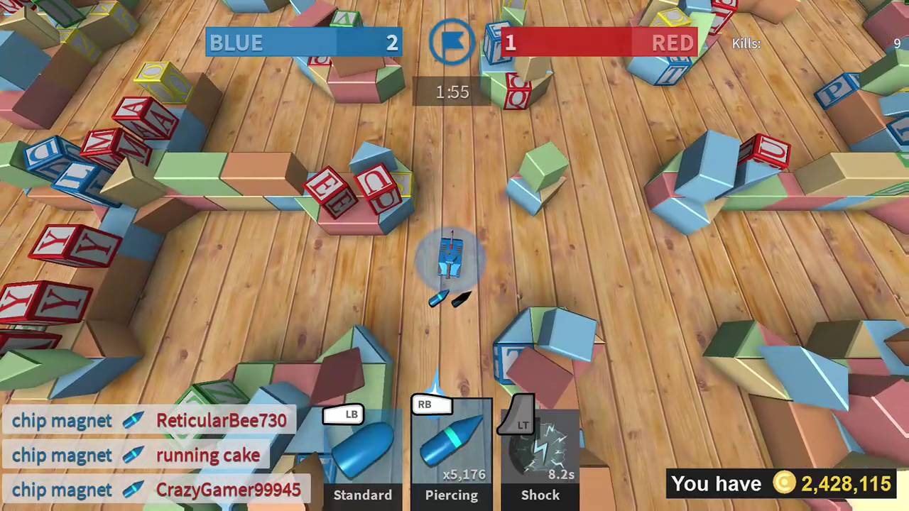 ROBLOX Tiny Tanks: Bullets as Shield