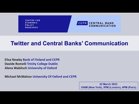 Central Bank Communication RPN Seminar Series 2023