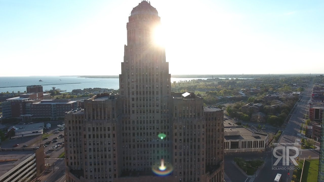 Buffalo City Hall - 4K Aerials