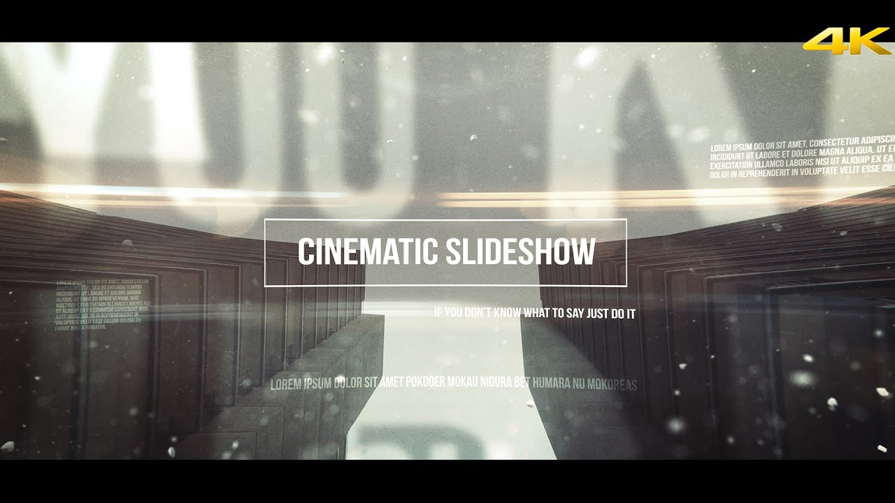 Cinematic Slideshow - After Effects Template [videohive.net]