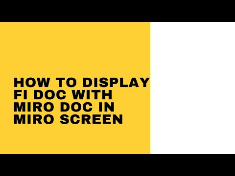 SAP MM: DISPLAY FI DOC WITH MIRO DOC IN MIRO SCREEN