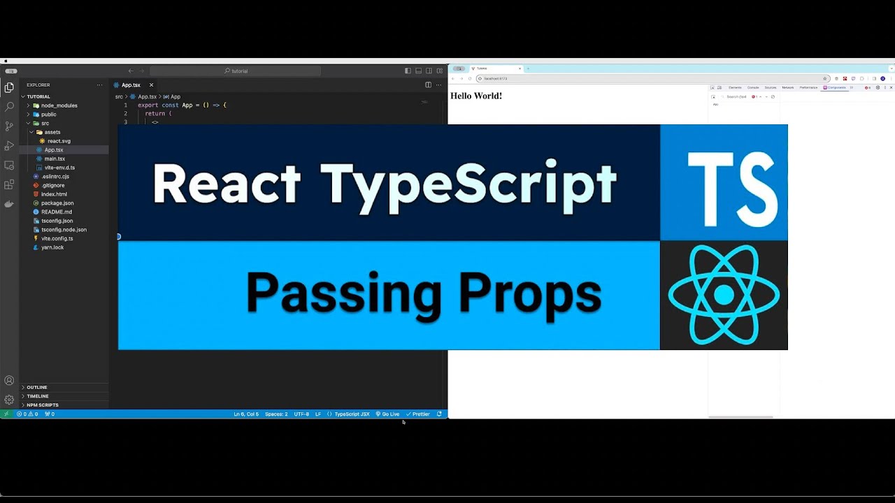 How To Destructure Props in React with TypeScript