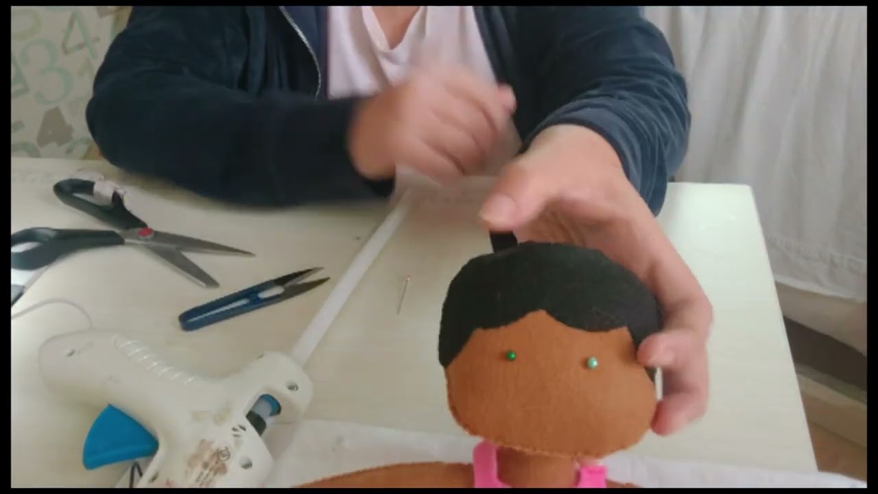 Very easy felt ballerina