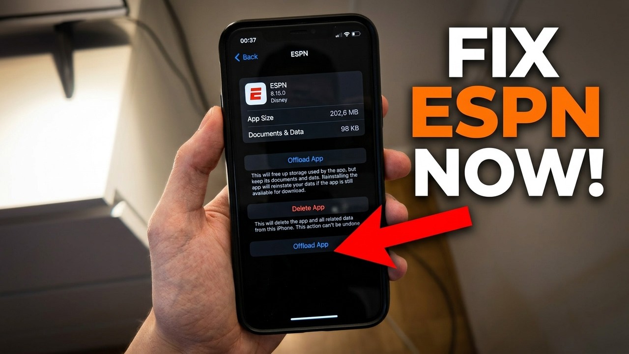 How To Fix ESPN App Not Working
