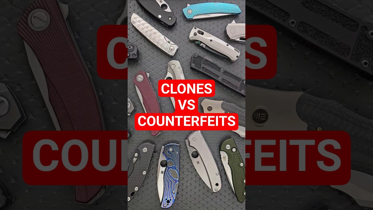 Clone Knives VS Counterfeit Knives - What's The Difference? Attn: Reddit Goobers