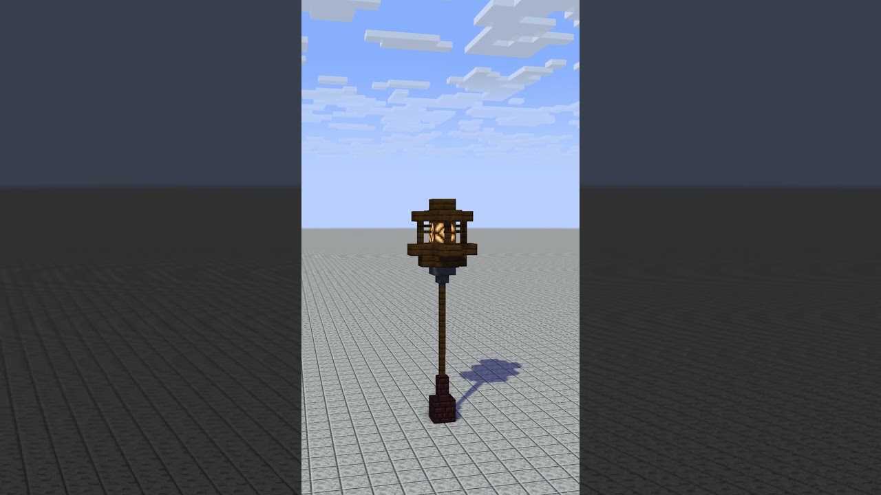 Minecraft Lamp Post Design Idea #24