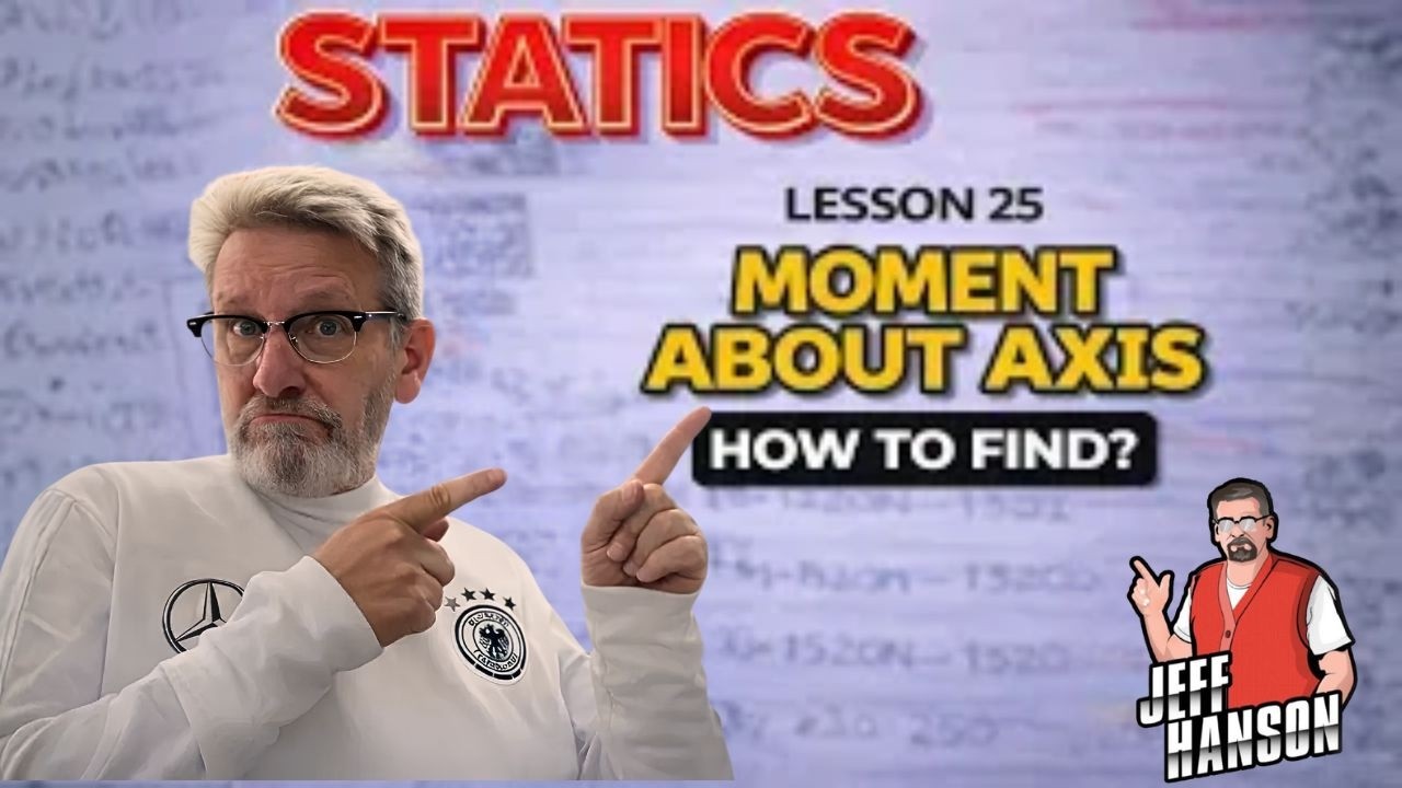 Statics: Lesson 25 - How to Find Moment About a Specified Axis