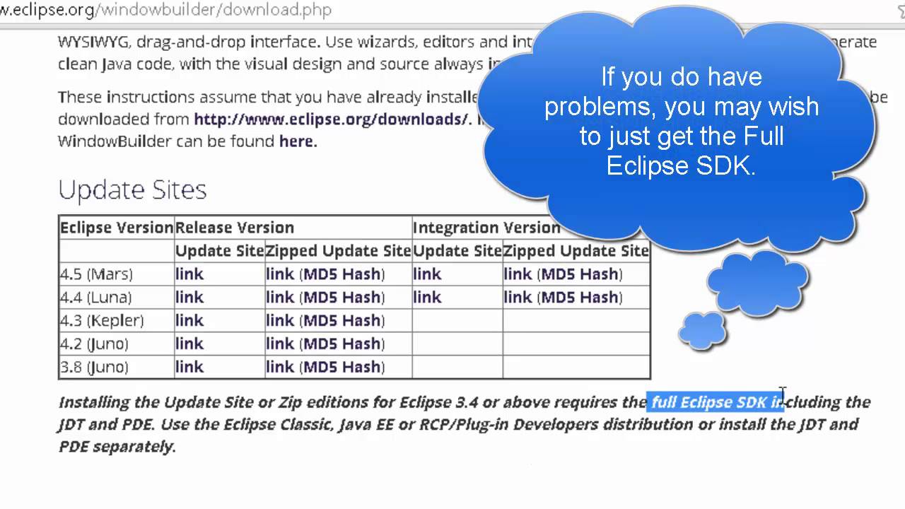 How to Add WindowBuilder to Eclipse
