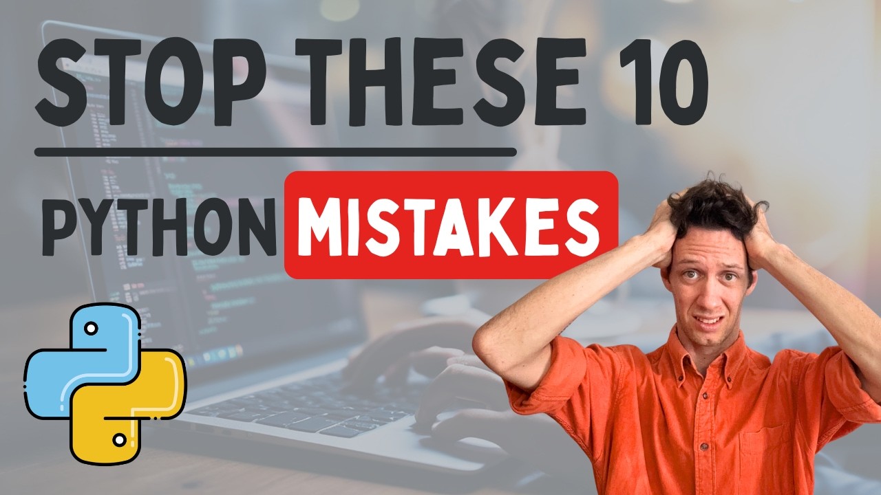 10 Nooby Python Mistakes Beginners Make — Fix Them Fast (Code Examples)